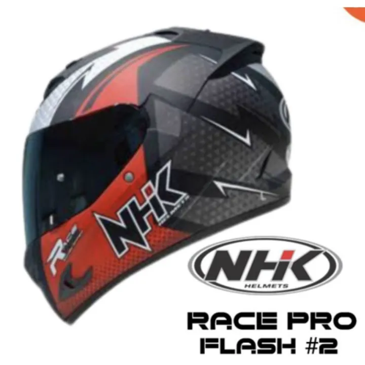 Orignal NHK Race Pro Flash 2 Full Face Helmet | Lazada PH