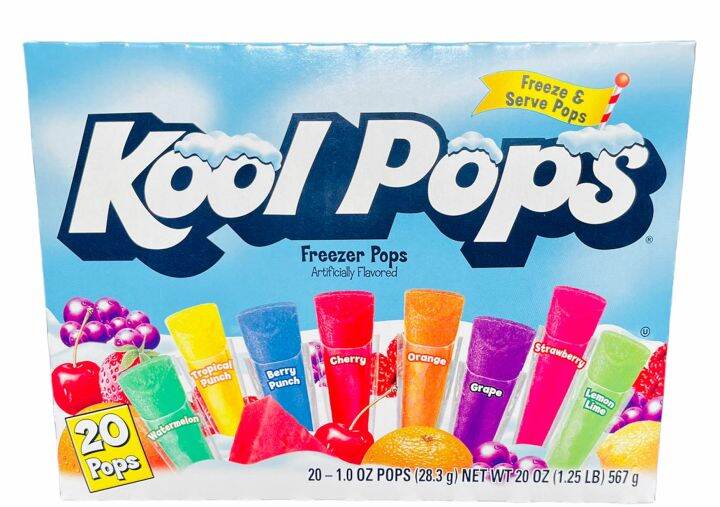 Kool Pops Freezer Pop Asstd 20ct 20oz | Lazada PH