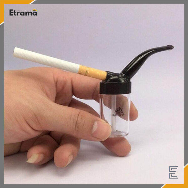 Pipa Rokok Kayu Mini Alat Hisap Roko Dengan Tabung Filter Air Portable ...
