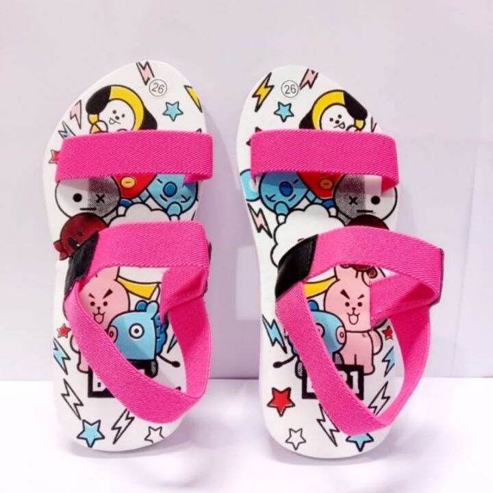 brkh Sandal Gunung Anak Sandal BT21 Sandal BTS21 Sandal cewek terbaru ...