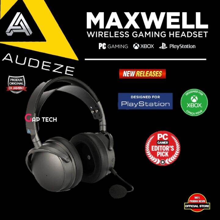 Audeze Maxwell Premium Wireless Gaming Headset Original | Lazada Indonesia