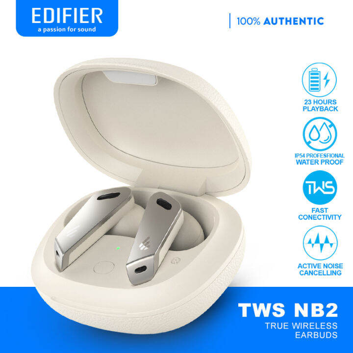 Edifier TWS NB2 True Wireless Bluetooth Earbuds Active Noise Canceling ...