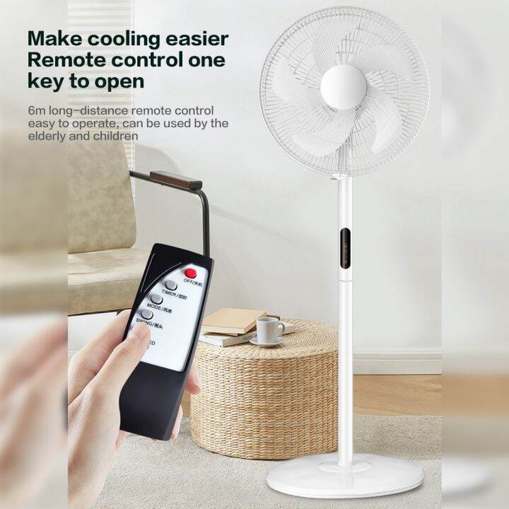 household appliances Electric fan mute remote control floor fan ...