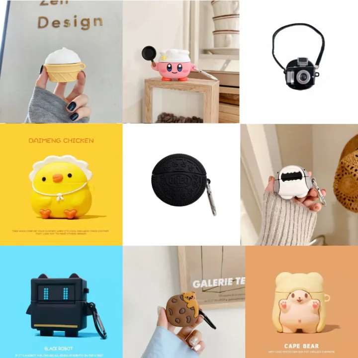 เคสรูปการ์ตูนน่ารักสำหรับ Baseus WM01 Mini,เคสป้องกันหูฟังกันลื่นสำหรับ ...