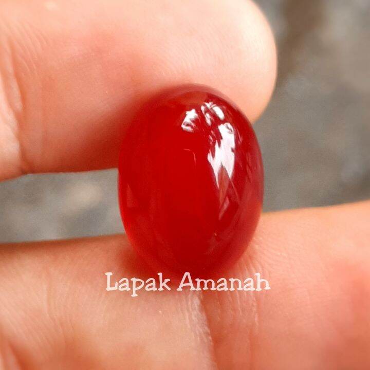 Batu Akik Asli Red Baron Natural Red Baron Pacitan | Lazada Indonesia