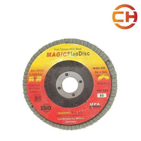 80 MAGIC Flap Disc 100mm x 16mm steel /stainless 2 PCS | Lazada
