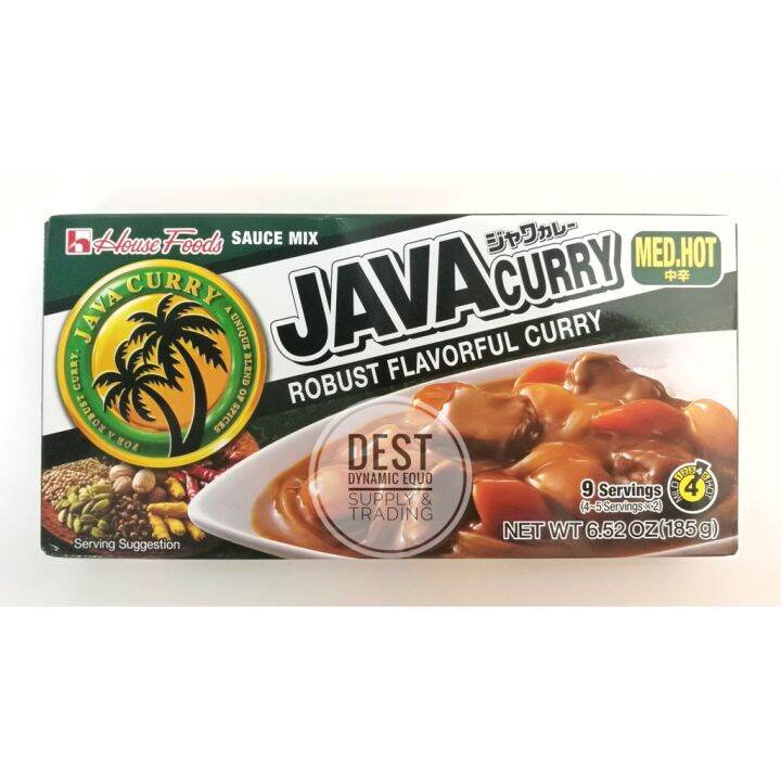 Ichiban Uni Best Seller HOUSE Java Curry Sauce Mix Medium Hot 185g 9 ...
