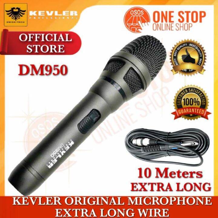 Kevler Original Professional SuperCardioid Microphone DM950 Mic •OSOS ...