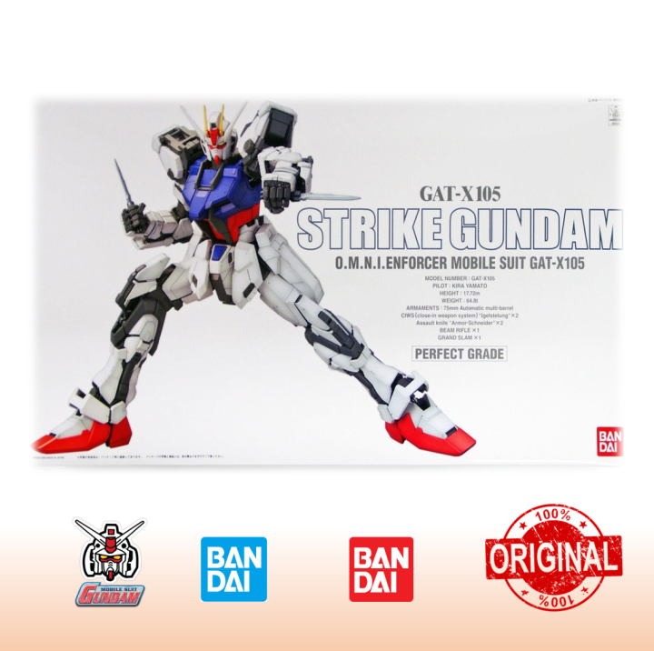 Bandai Gundam Perfect Grade PG GAT-X105 Strike Gundam 1/60 | Lazada