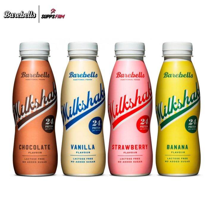 immediate delivery Barebells RTD Protein Milkshake (Per Bottle) All ...