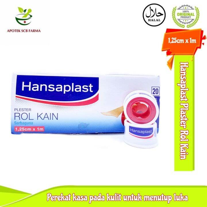Hansaplast Roll Kain Cokelat 1.25 cm x 1 m - Perekat Kasa Untuk Menutup ...