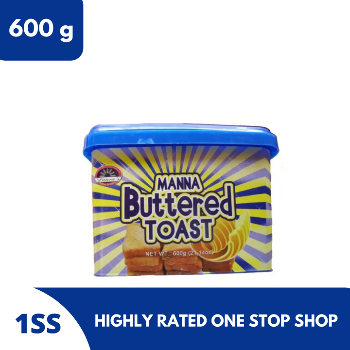 Laura's Manna Buttered Toast, 600g | Lazada PH