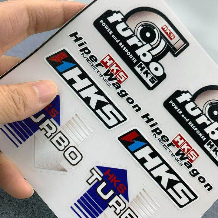 Fashion Polymer Car Sticker HKS Vios Civic City Myvi Passo Almera Move ...
