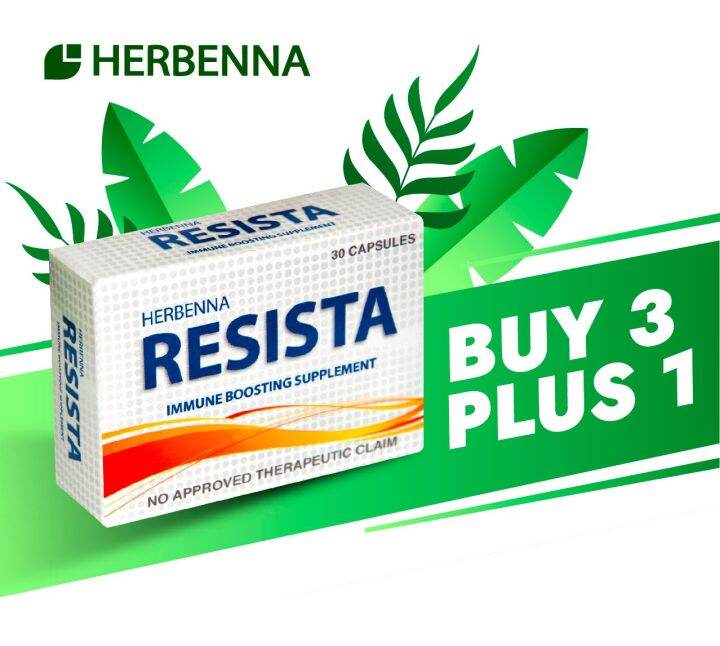 Resista 3+1 Promo, Buy 3 Box get 1 box free | Lazada PH