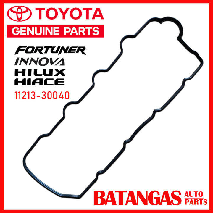 GENUINE VALVE COVER GASKET Toyota Innova Fortuner Hilux Hiace Diesel ...