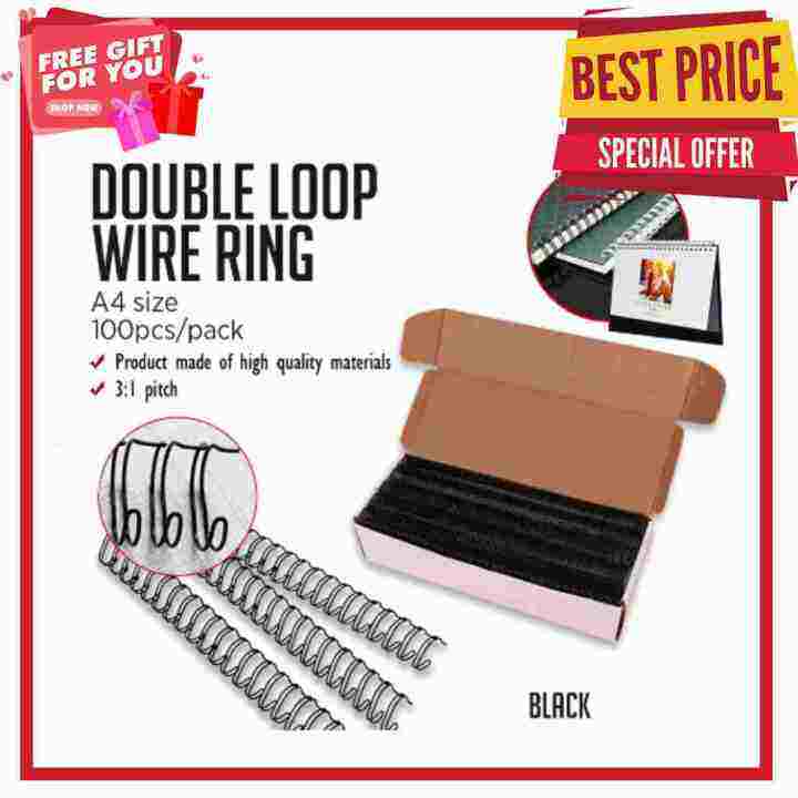Double Loop Wire Metal Ring Binder A4 Binding 7.9mm 12.7mm | Lazada PH