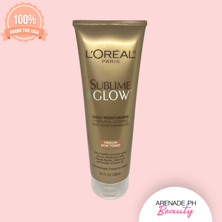 L'oreal Paris Sublime Glow Daily Moisturizer Medium Skin Tone 236ml | Lazada PH