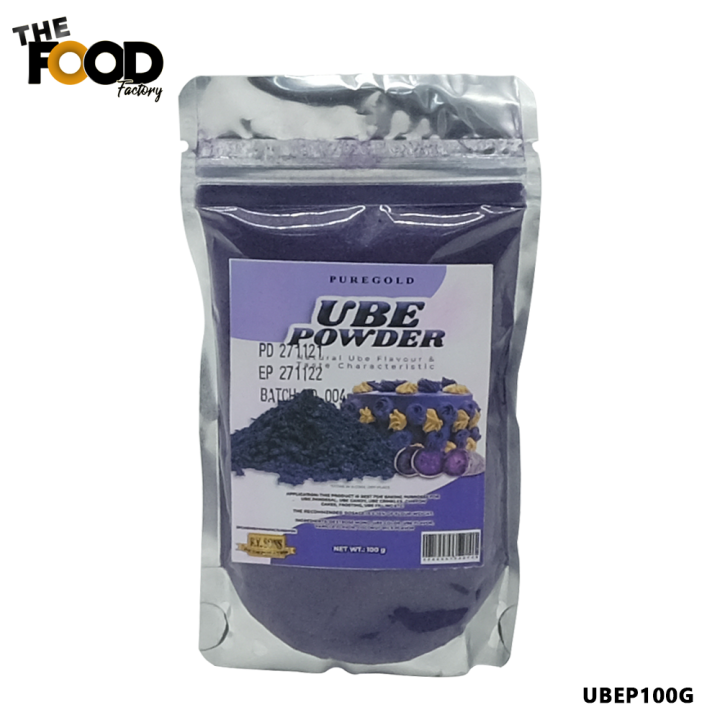Ube Powder Natural Fillings Flavoring Frosting 100g Ube Cakes Pastries ...