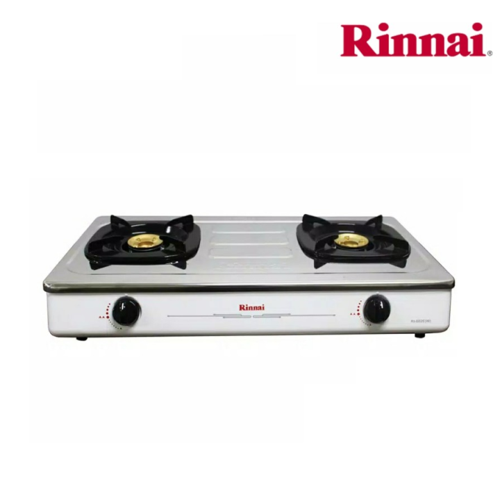 Rinnai Kompor Gas 2 Tungku SNI RI 602E (W) White | Kompor Rinnai Putih | Lazada Indonesia