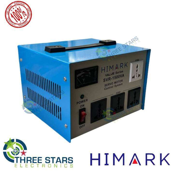 Himark AVR Automatic Voltage Regulator 1500watts SVR-1500VA Servo Type ...