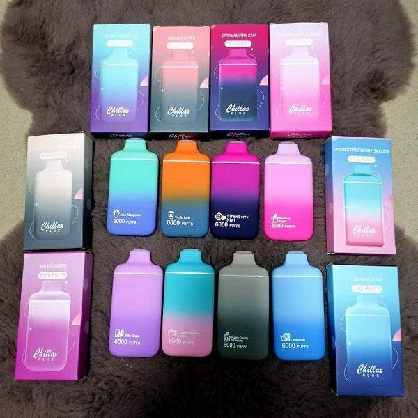 High quality Chillax Plus 6000 Puff MORE SWEET MENTHOL TOBACCO ...