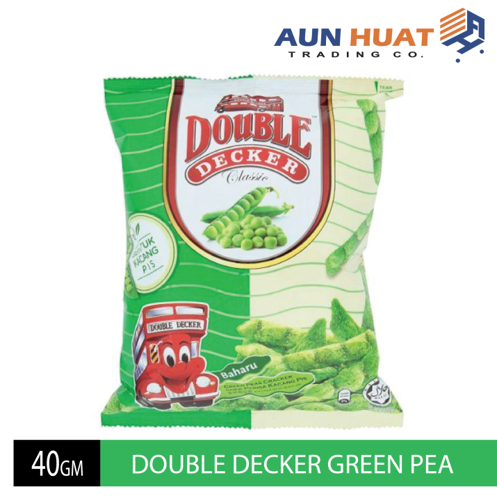 DOUBLE DECKER SNACKS 40GM GREEN PEA | Lazada