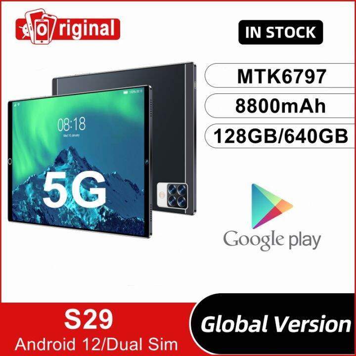 Global Version Original Tablet PC S29 11inch Android 12 12GB 640GB ...