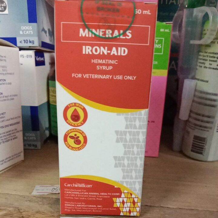 Iron- Aid Hematinic Syrup for Dogs & Cats 60ml | Lazada PH