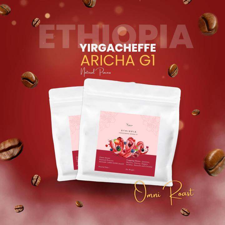เมล็ดกาแฟ Ethiopia Yirgacheffe Aricha G1 - Omni Roast (Medium to Light) | Lazada.co.th