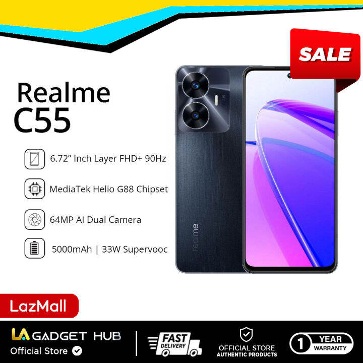REALME C55 - 6GB+128GB/8GB+256GB - Android - By LA Gadget Hub | Lazada PH