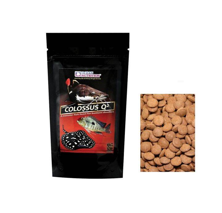 Ocean Nutrition Colossus Q2 Sinking Food Pellets for Freshwater Monster ...