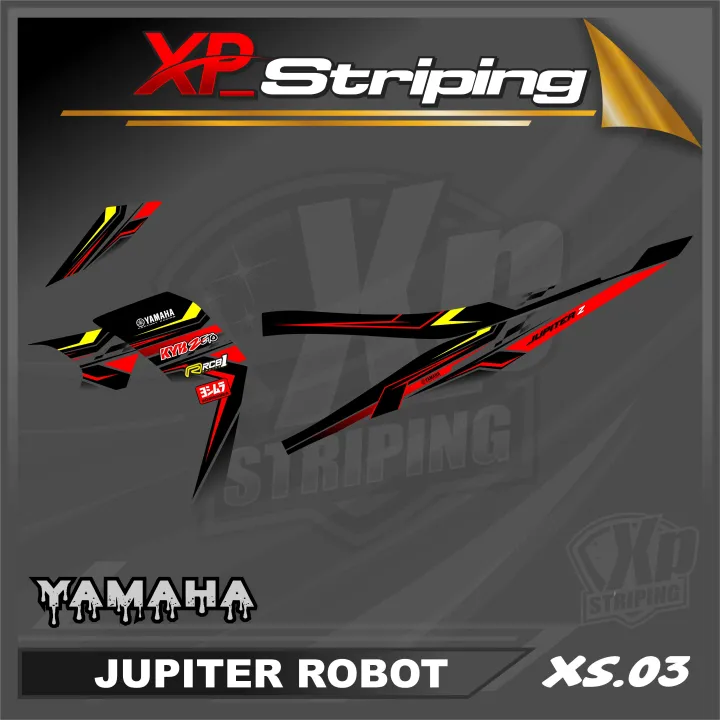 Stiker Striping Lis JUPITER ROBOT - Sticker Striping Variasi Motor ...