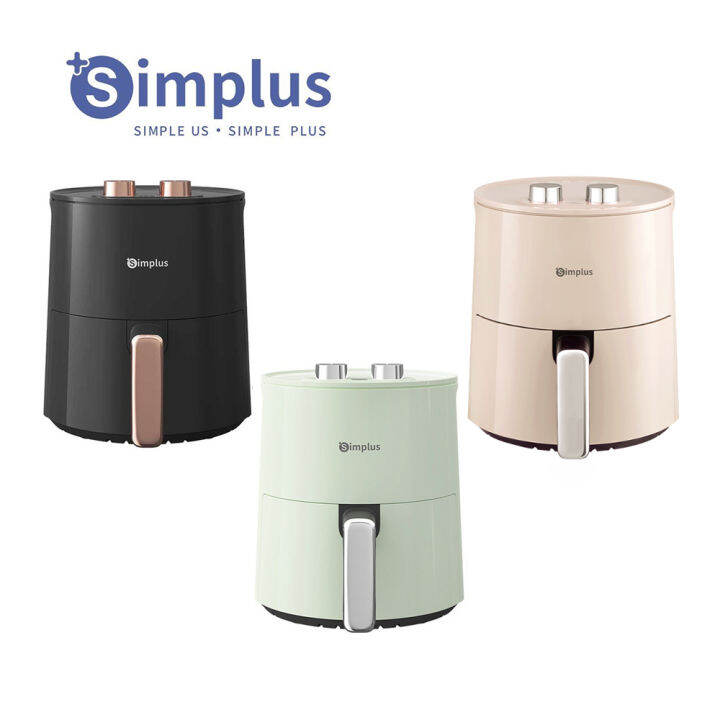 Simplus Air Fryer KQZG007 หม้อทอดไร้น้ำมัน ขนาด 4L รับประกัน 1 ปี By Mac Modern | Lazada.co.th