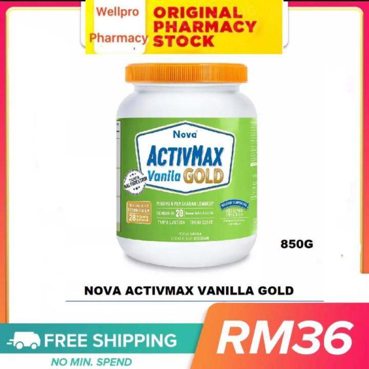 Nova Activmax Gold 850g ( Vanilla ) Low Glycemic Index 低升糖指数 营养代餐 | Lazada