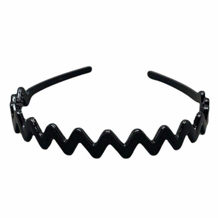 Hairstory Black Zig Zag Headband Lazada Ph