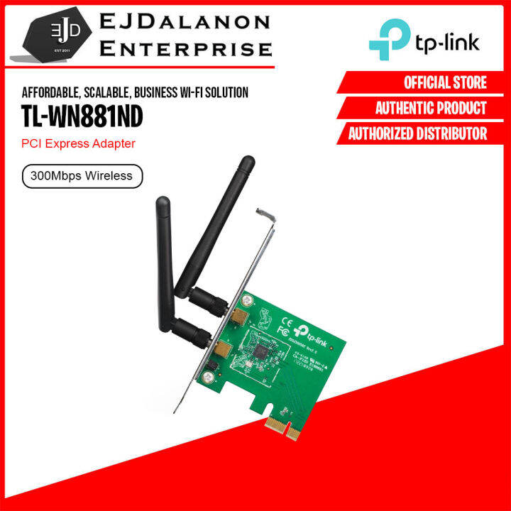 Tp-link TL-WN881ND | 300Mbps Wireless N PCI Express Adapter | Wireless ...