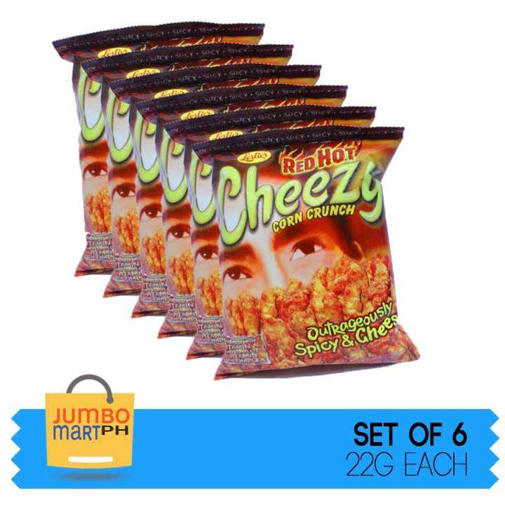 CHEEZY CORN CRUNCH FLAVOR OUTRAGEOUSLY SPICY & CHEESY 22G / SET OF 6 ...