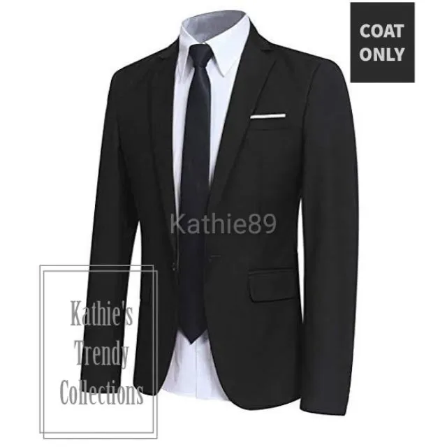 Men's Business Suit COAT only Formal wear OneTwo Button | Lazada PH