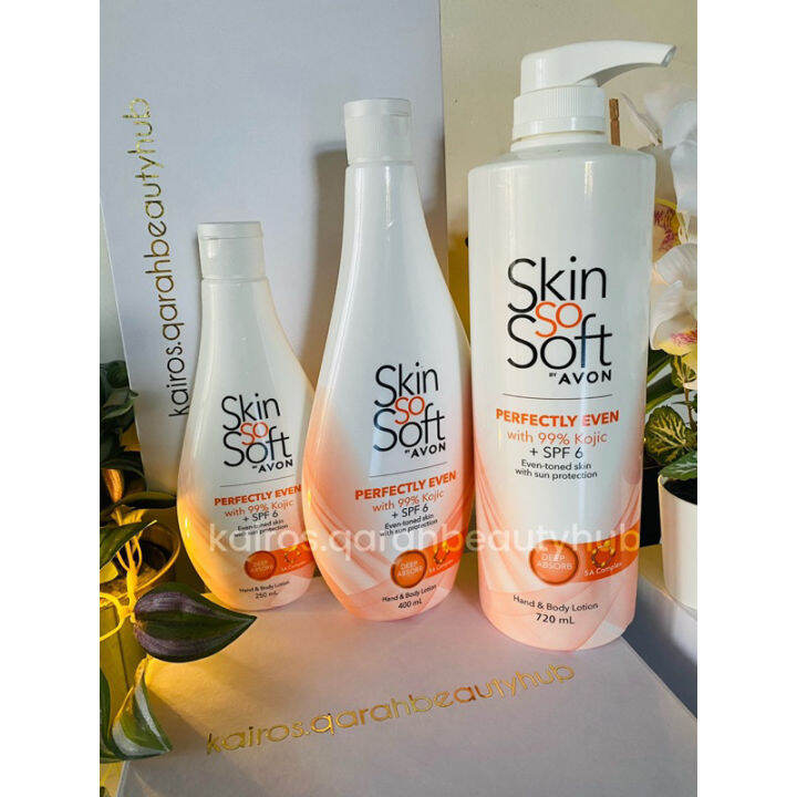 Avon SSS KOJIC Skin so soft whitening hand body lotion | Lazada PH