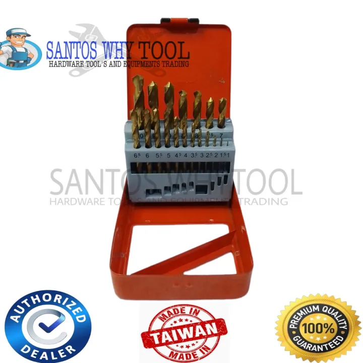 HSS 19pcs Drill Bits Set (1mm to 10mm) | Lazada PH