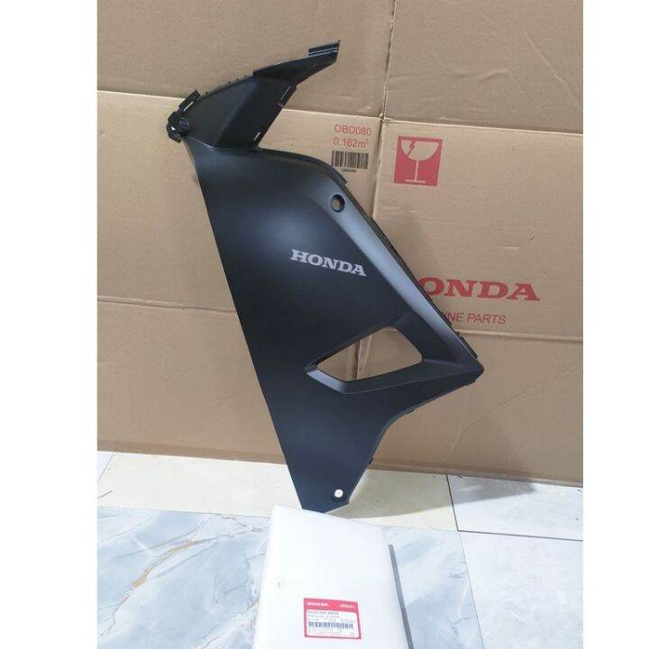 Bộ ốp ống yếm chính | cánh yếm trong bên trái WAVE A110 (2023) màu Đen nhám chính hãng Honda ...
