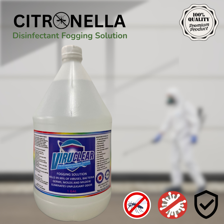 Viruclear Sanitize Disinfect CITRONELLA spray Insect repellent anti ...