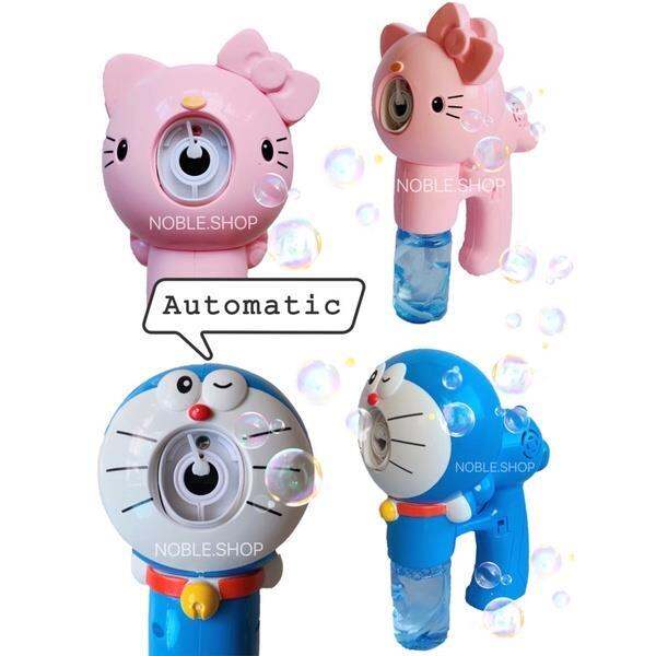 Dolphin Hello Kitty Doraemon Automatic Bubble Gun With Music Bubble ...