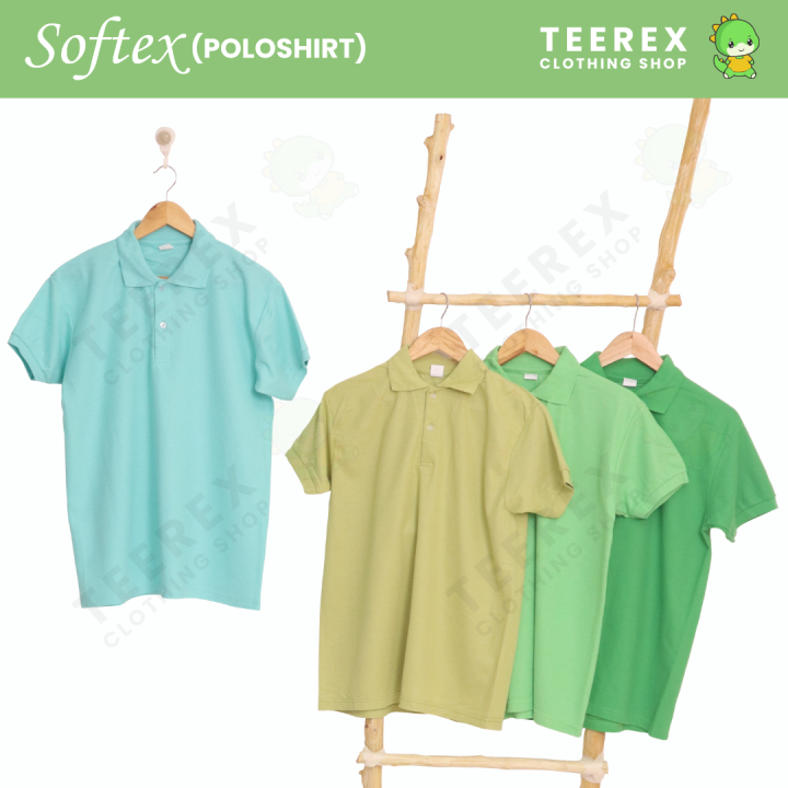 SOFTEX Honeycomb UNISEX PLAIN POLOSHIRT MINT GREEN KIWI APPLE GREEN ...