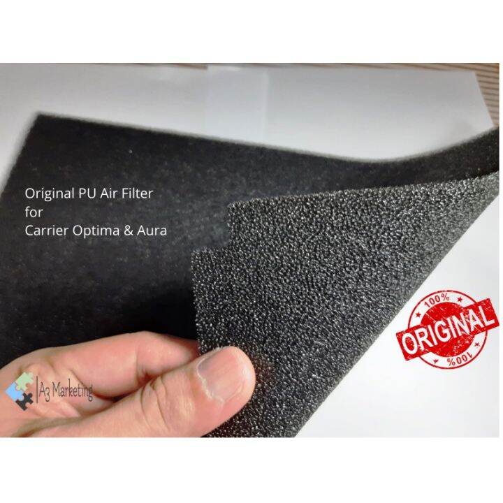 Original PU Aircon Filter for Carrier Optima and Aura + Capacity 12, 34 ...