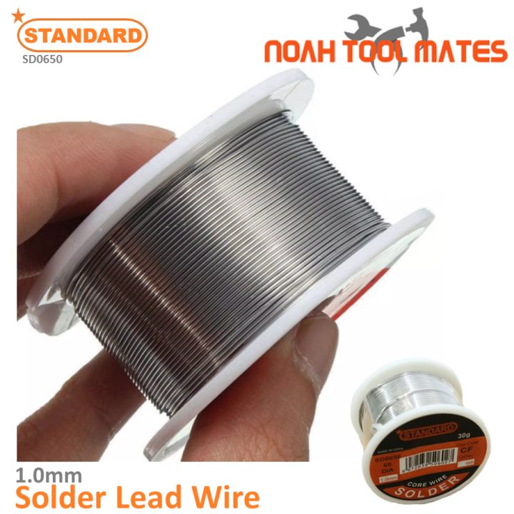 STANDARD 1.0mm 30g/100g Roll Soldering Lead Core Wire SD0650 SD0651 ...