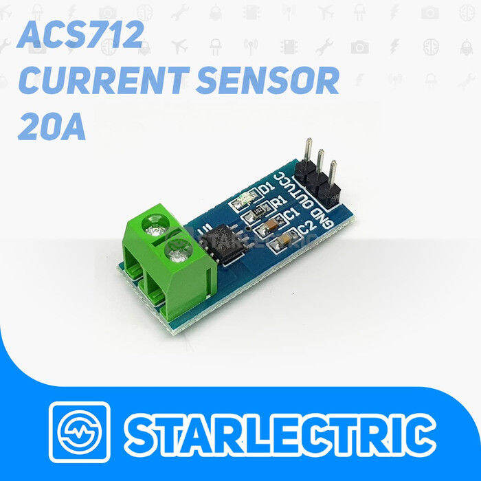 ACS712 Current Sensor / Sensor Arus 20A | Lazada Indonesia