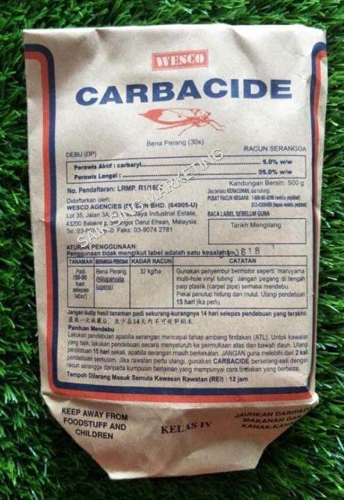 500G Carbacide Carbaryl 5% Racun Semut Serbuk Ant Killer Pest Control ...