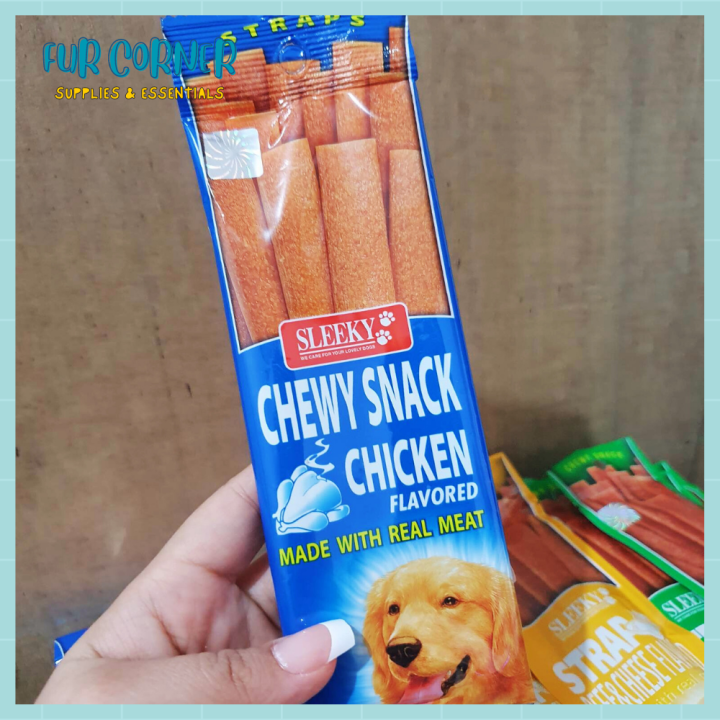 SLEEKY CHEWY SNACKS 50g - Strap Dog Treats (Chicken Flavor) | Lazada PH