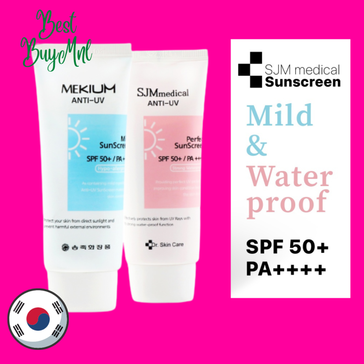 SUNSCREEN/SUNBLOCK SJM Medical, Mekium Mild and Waterproof Korean Made ...